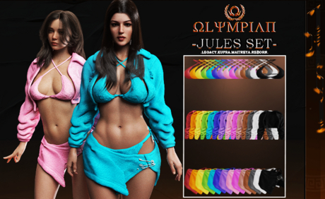 Second Life Marketplace - .O. Jules Set x (FATPACK)